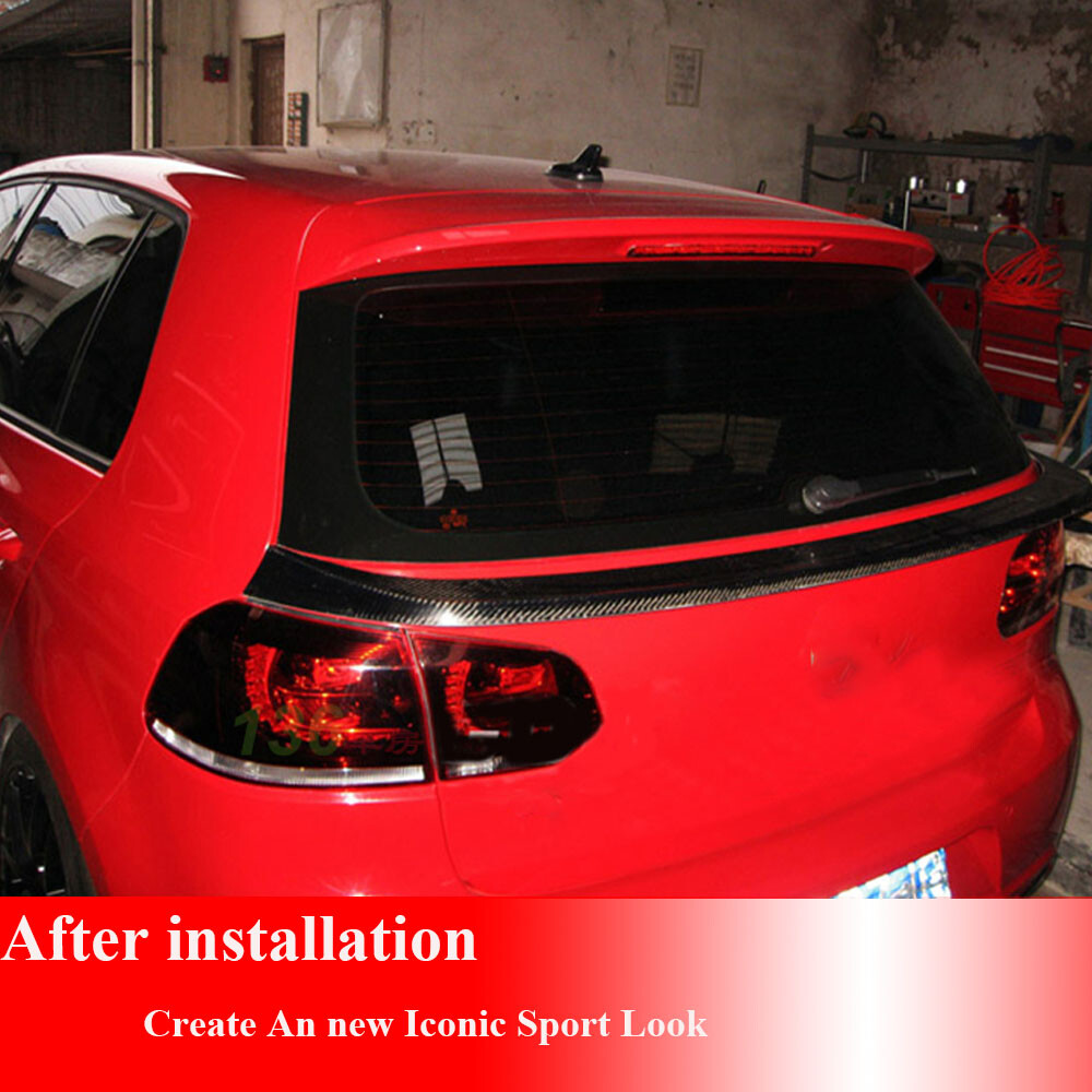 Fit For Volkswagon VW Golf 6 VI MK6 10-13 Rear Trunk Spoiler Wing ...