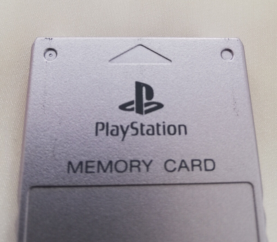 SONY PlayStation 1 Silver 10 Million Memory Card PS1 US Seller SCPH ...