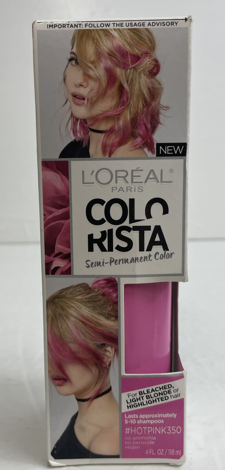 L'Oreal Hot Pink 350 Colorista Semi-Permanent Hair Color #HOTPink350 | eBay