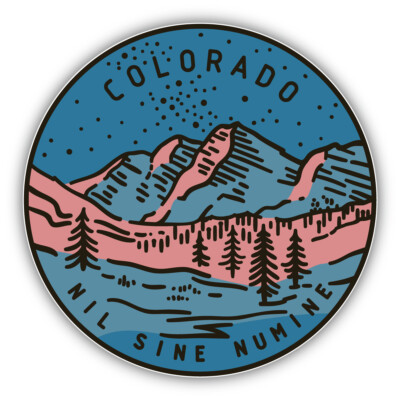 Colorado USA State Retro Vintage Vinyl Sticker Bumper Decal | eBay