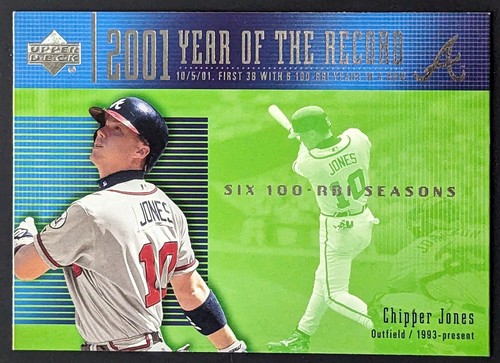 Chipper Jones Atlanta Braves 2002 Upper Deck #733 Card | eBay