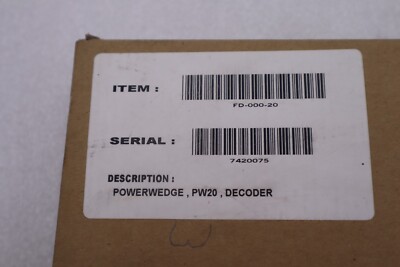 PSC PERCON PowerWedge-20 FD-000-20 Barcode Decoder Interface Stock 3051 ...