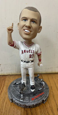 Mike Trout LA Angels 2013 Hit for the Cycle Bobblehead SGA 4/13/13 Used ...