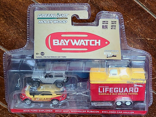 Greenlight Collectibles Hollywood- BAYWATCH: Explorer, Jeep Wrangler ...
