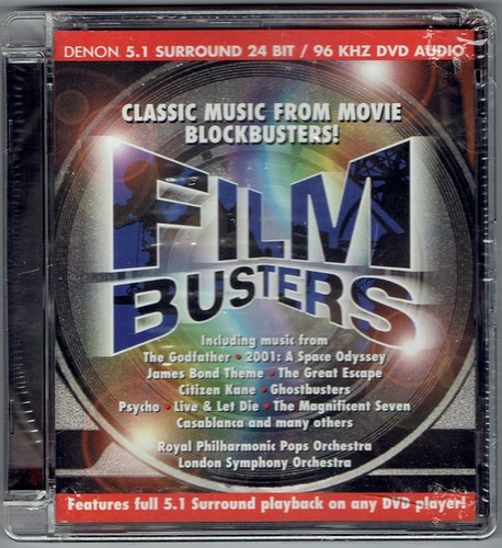 Film Busters, Music from Movie Blockbusters! (CD - 24 Bit - DVD Audio ...