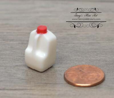 1:12 Dollhouse Miniature Gallon Jug Milk/ Miniature Food AZ FA40022 | eBay