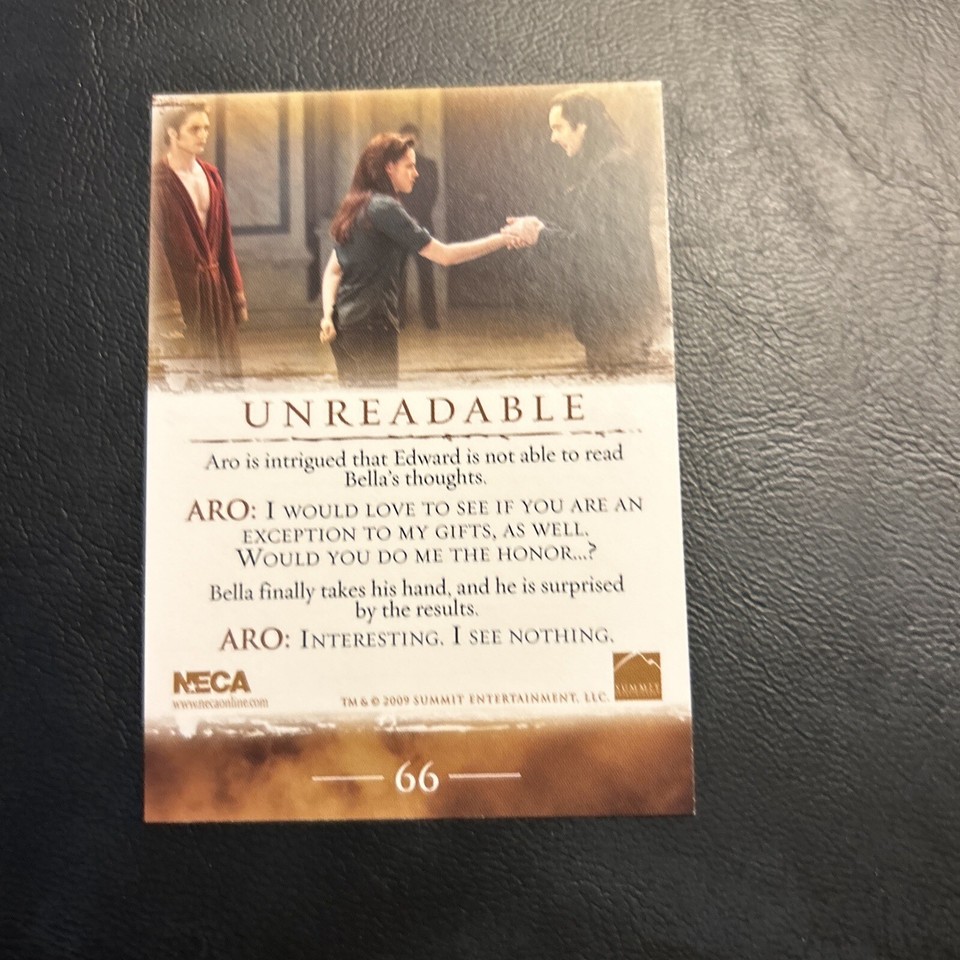 Jb4b Twilight Saga New Moon, 2009 #66 Unreadable, Aro, Bella, And ...