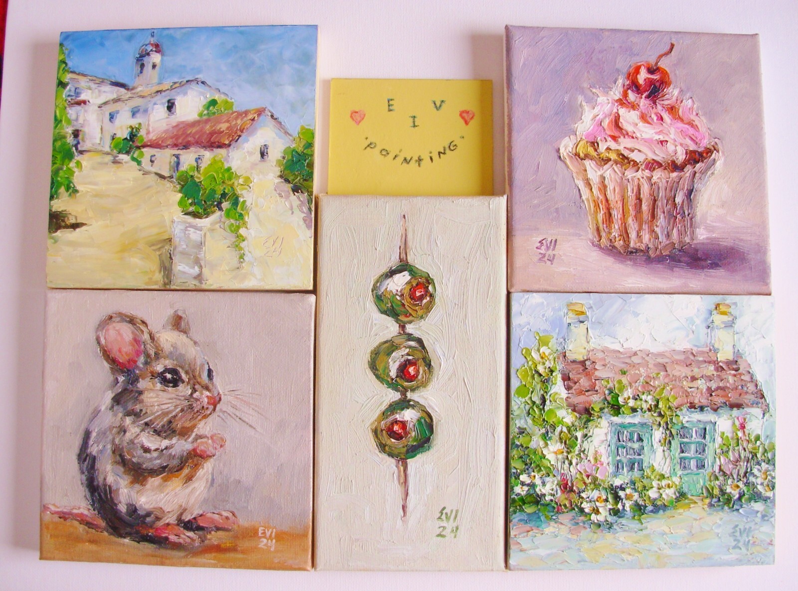 Sardines Original Oil Painting Kitchen Wall art Fish Wall Decor Canvas ...