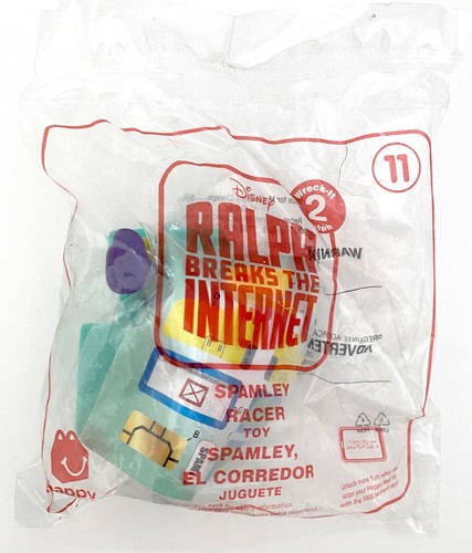 2018 Disney Ralph Breaks The Internet Spamley Racer McDonalds Toy ...