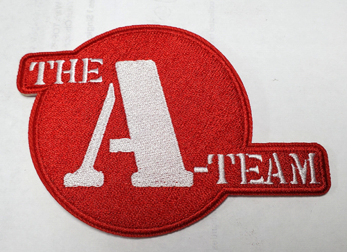 The A Team TV Series Red Logo 4" Embroidered Patch-USA Mailed | eBay