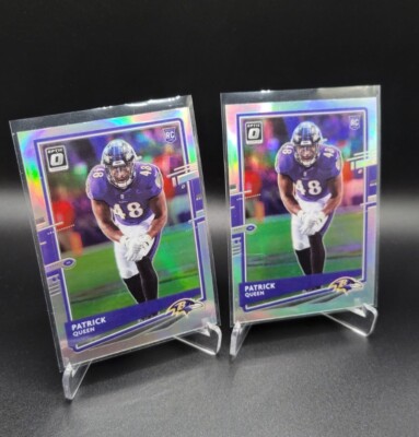 PATRICK QUEEN 2020 Donruss Optic Silver Holo Prizm Rookie LOT STEELERS ...