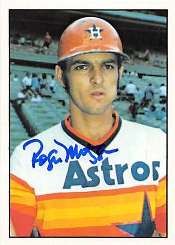 Roger Metzger autographed baseball card (Houston Astros) 1975 SSPC #57 ...