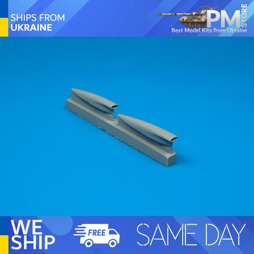 Quickboost 48028 1/48 F-8 Crusader air cooling scoops for Hasegawa ...