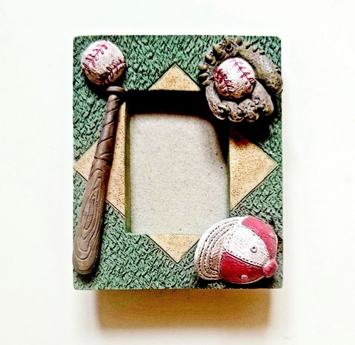 Kids Baseball Themed Picture Frame Refrigerator Magnet Free Shipping | eBay