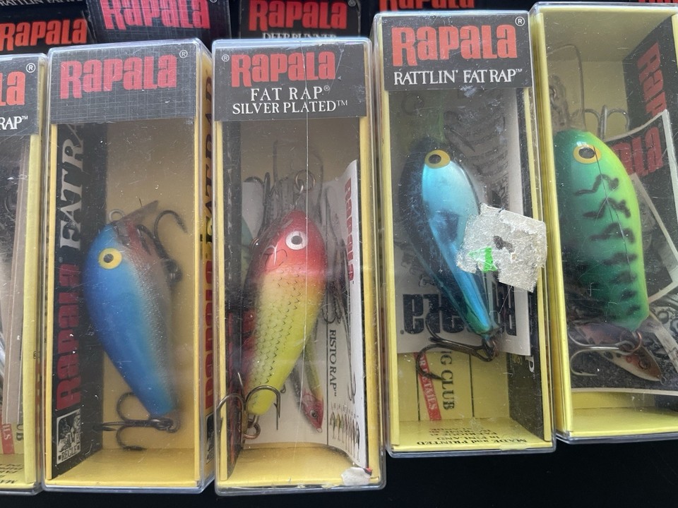 Lot Of 16 Rapala Fat Raps New In Box Rare Colors🔥🔥 | eBay