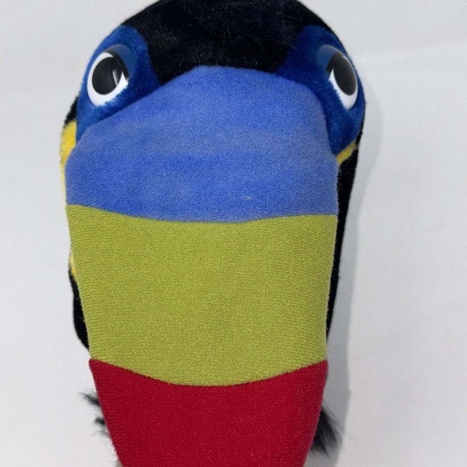 Dakin 1985 Vintage Plush Hand Puppet Toucan Parrot Tropical Bird Plush ...