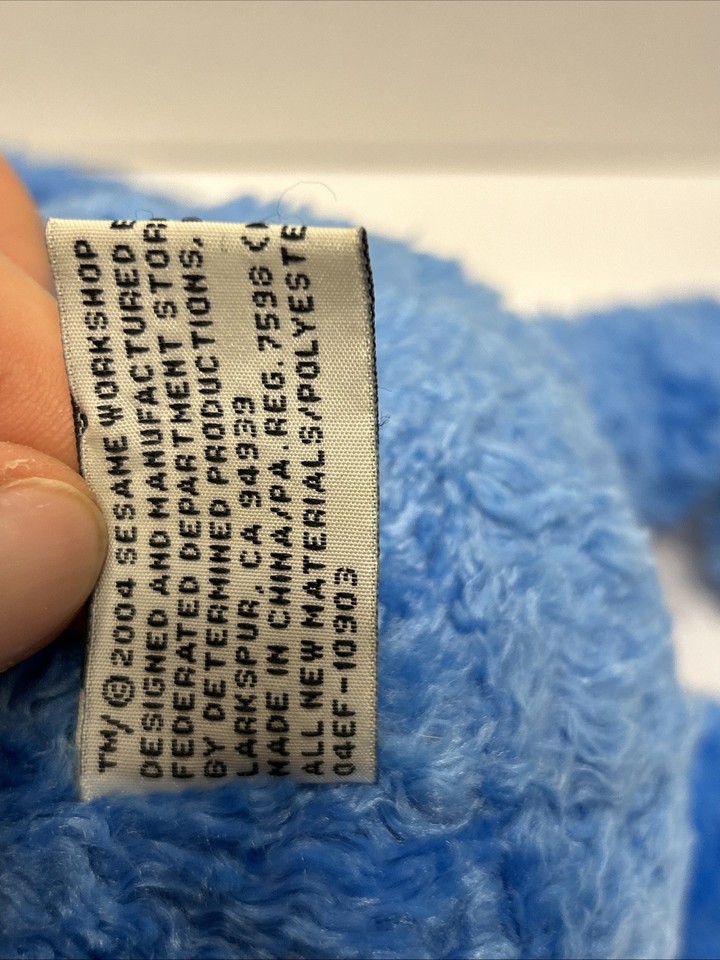 VTG 24” 2004 Sesame Street Muppet Grover Monster Holiday Plush Doll ...