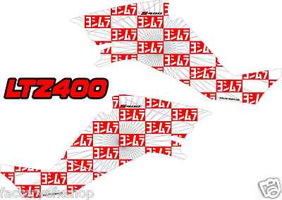 LTZ400 Exhaust Graphic Kit 03-08 Plastic Decal Sticker Ltz 400 Z400 ...