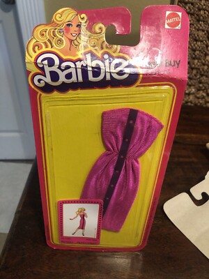NEW ON CARD BARBIE BEST BUY FASHIONS 1466 STRAPLESS HOT PINK DRESS ...