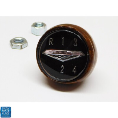 1966-1968 GTO LeMans Shift Knob Walnut Wood With 4 Speed Correct Shift ...