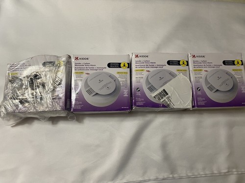 KIDDE 900-CUAR-VCA 4-Pack Smoke Carbon Monoxide Detector Hardwired With ...