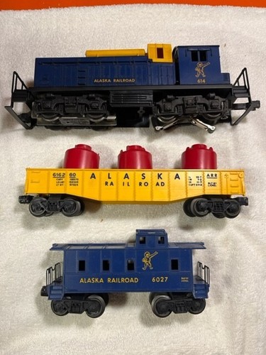 LIONEL ALASKAN TRAIN SET, engine missing some paint, VG condition | eBay