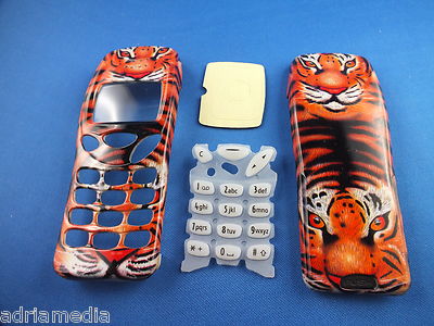 Front Back Cover Tastatur Nokia 3210 Gehäuse Handyschale Neu Tiger ...