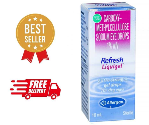 Refresh Liquigel Lubricant Extra Strength Gel Drops For Dry Eyes 10 Ml ...