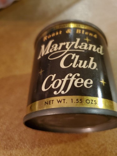 Vintage Maryland Club Coffee Sample Can FULL Unopened Coca-Cola C ...