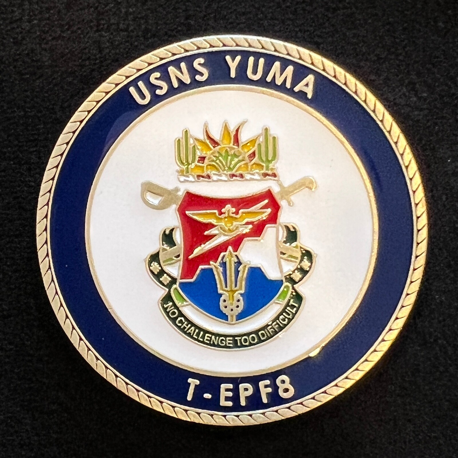 USNS Yuma T-EPF8 Military Sealift Command Challenge Coin | eBay