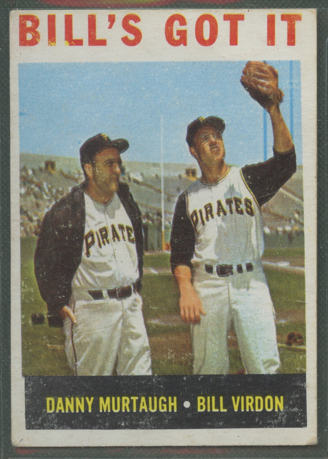 1964 Topps #268 Bill's Got it Danny Murtaugh & Bill Virdon Pittsburgh ...