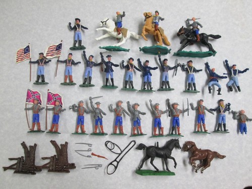 VINTAGE PLASTIC TRANSOGRAM CIVIL WAR LOT !! | eBay
