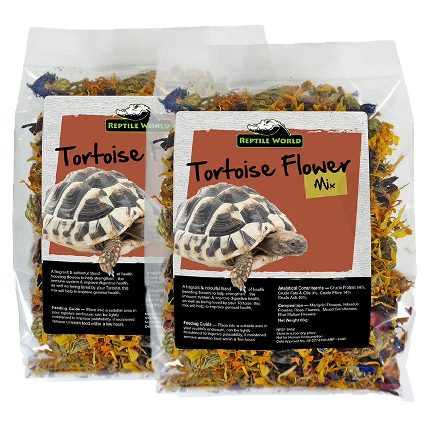 Reptile World Tortoise Leaf Mix, Flower Mix, Reptile Botanical Mix ...