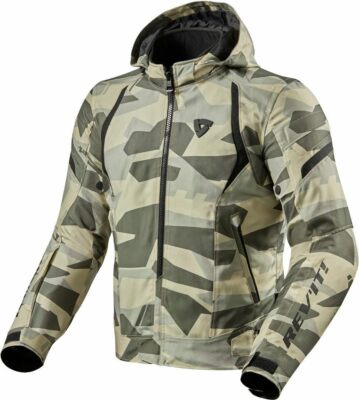 Men's Jacket Motorcycle Revit Rev'It Flare 2 Green Clear Camouflage ...