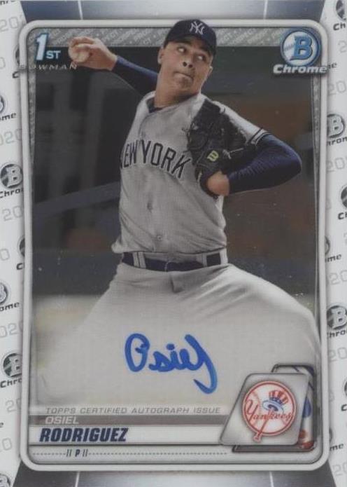 2020 Bowman Chrome - Prospect Autographs Osiel Rodriguez #CPA-OR (AU ...