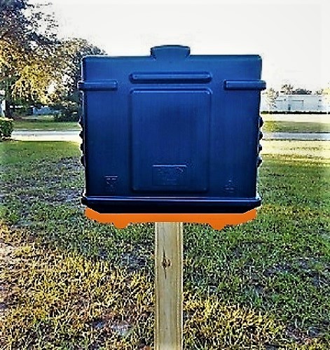 EZ Permit Box 100% Recyclable All Weather Permit Posting Box Made in ...