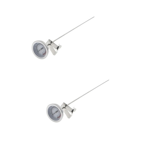 2 Sets Stainless Steel Oil Temperature Meter Cooking Kitchen ...