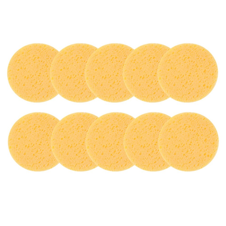 10 Pcs Makeup Removal Sponges Face Cleansing Remover Facial Cleaning ...