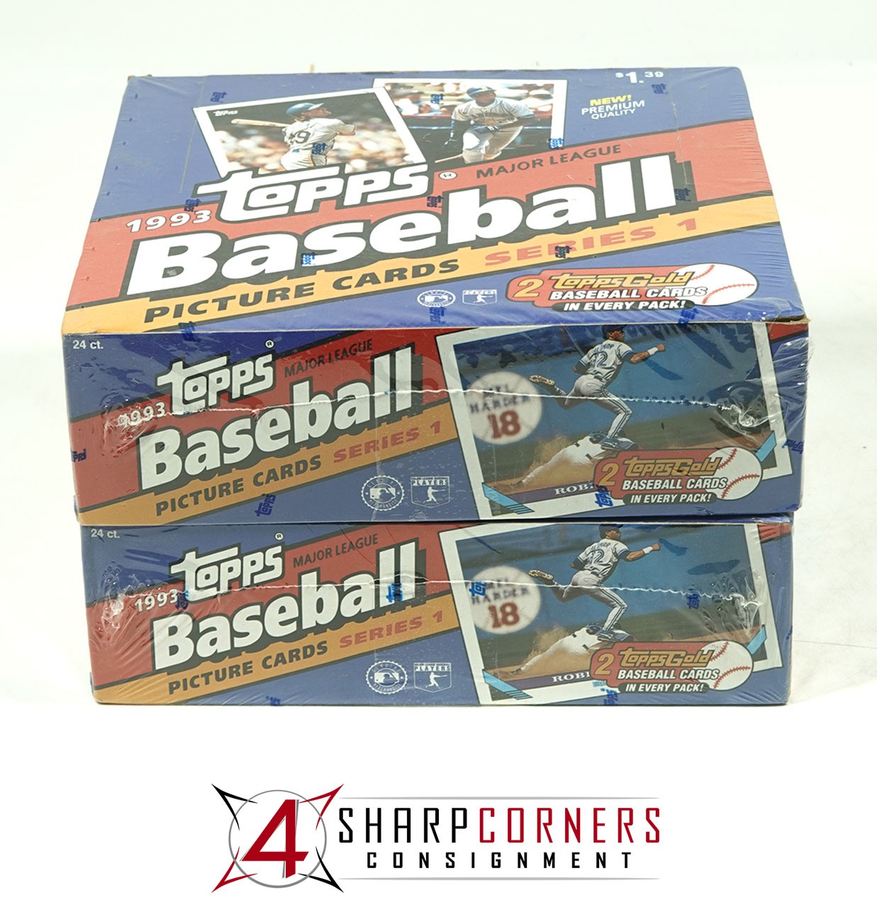 1993 TOPPS SERIES 1 BASEBALL CELLO BOX FACTORY SEALED DEREK JETER RC YR ...