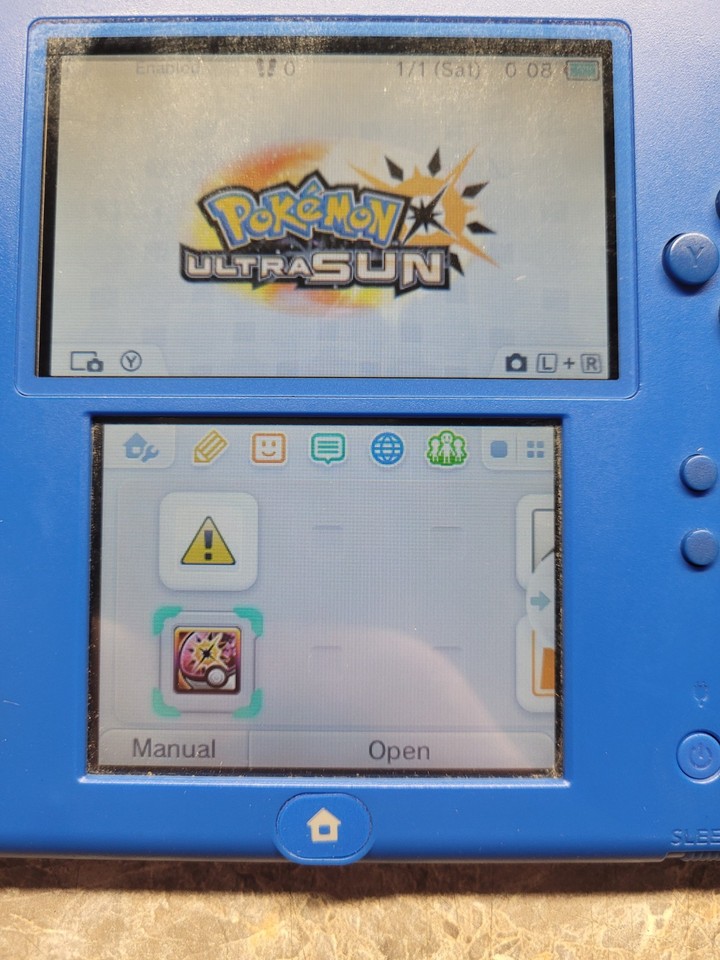 Nintendo 2DS Handheld Game Console Black/Blue With Games, SD CARD ...