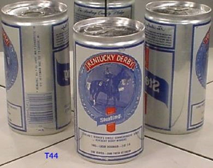 Sterling Pure Beer A/A Can Lucky Debonair Kentucky Derby Winner Heilman ...