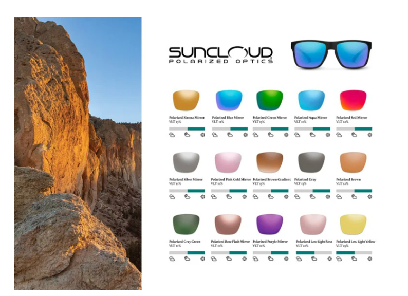 SUNCLOUD "Sentry" Polarized Unisex Sunglasses BLACK/Polar Gray Lens $54 ...