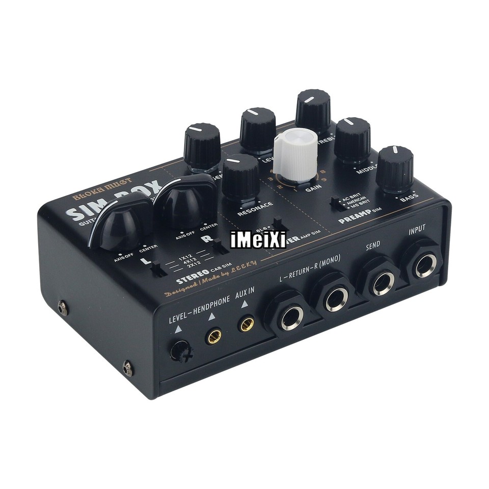 SIM BOX Electric Guitar Amp Simulator Box Cabinet DI Box Stomp Box Effect Pedal | eBay