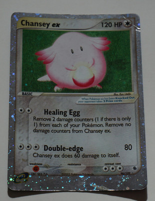 Chansey ex Ultra Rare - 96/109 EX Ruby & Sapphire - Pokemon TCG | eBay