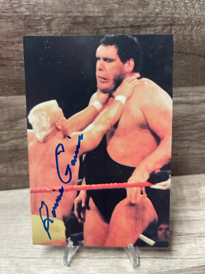 Rugged Ronnie Garvin WWF Wrestler Hand Signed 4x6 Photo TC46-2209 | eBay