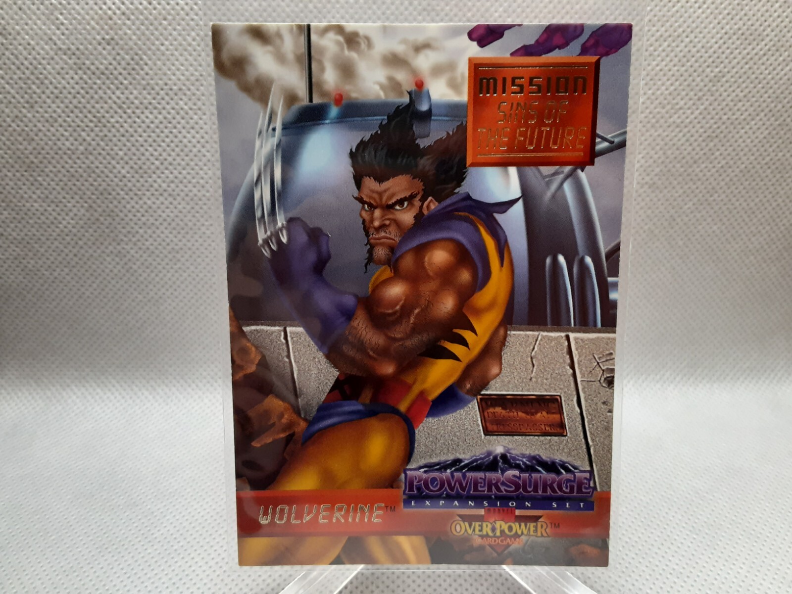 🔥1995 Fleer Marvel Overpower Sins of the Future Wolverine #5 | eBay