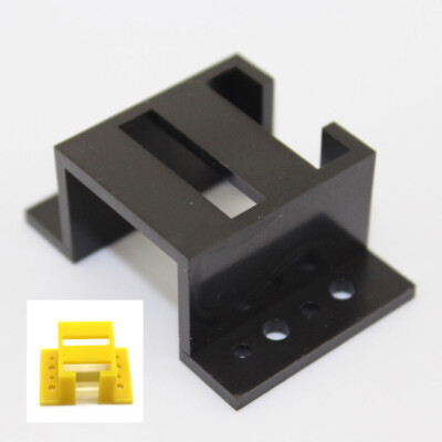 ABS 130 (180PH) Motor Mounting Bracket Motors Holder Base Gearbox Black ...
