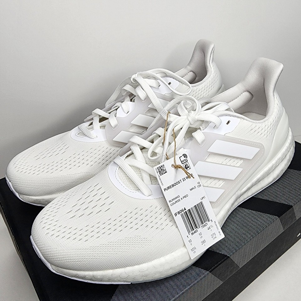 adidas Pureboost 23 Footwear WIDE White Men Road Running Shoes IF2374 ...