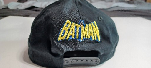 BATMAN Logo StrapBack Hat Cap DC Comics - Black Yello… - Gem