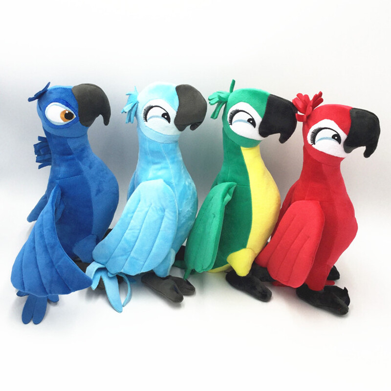 Movie Rio 30cm Plush Toy Parrot Bird Stuffed Animal Doll Soft for Kid ...